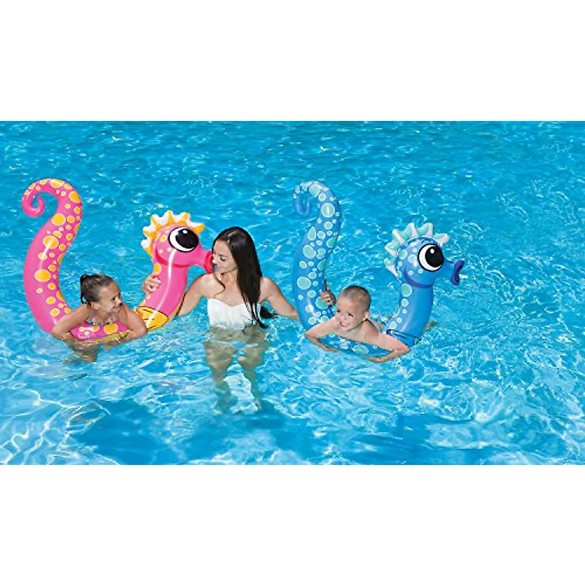 Poolmaster Swimming Pool Noodle Float, Seahorse, 2 Pack