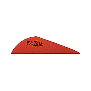 Bohning Blazer Archery Vane (100-Pack), Red