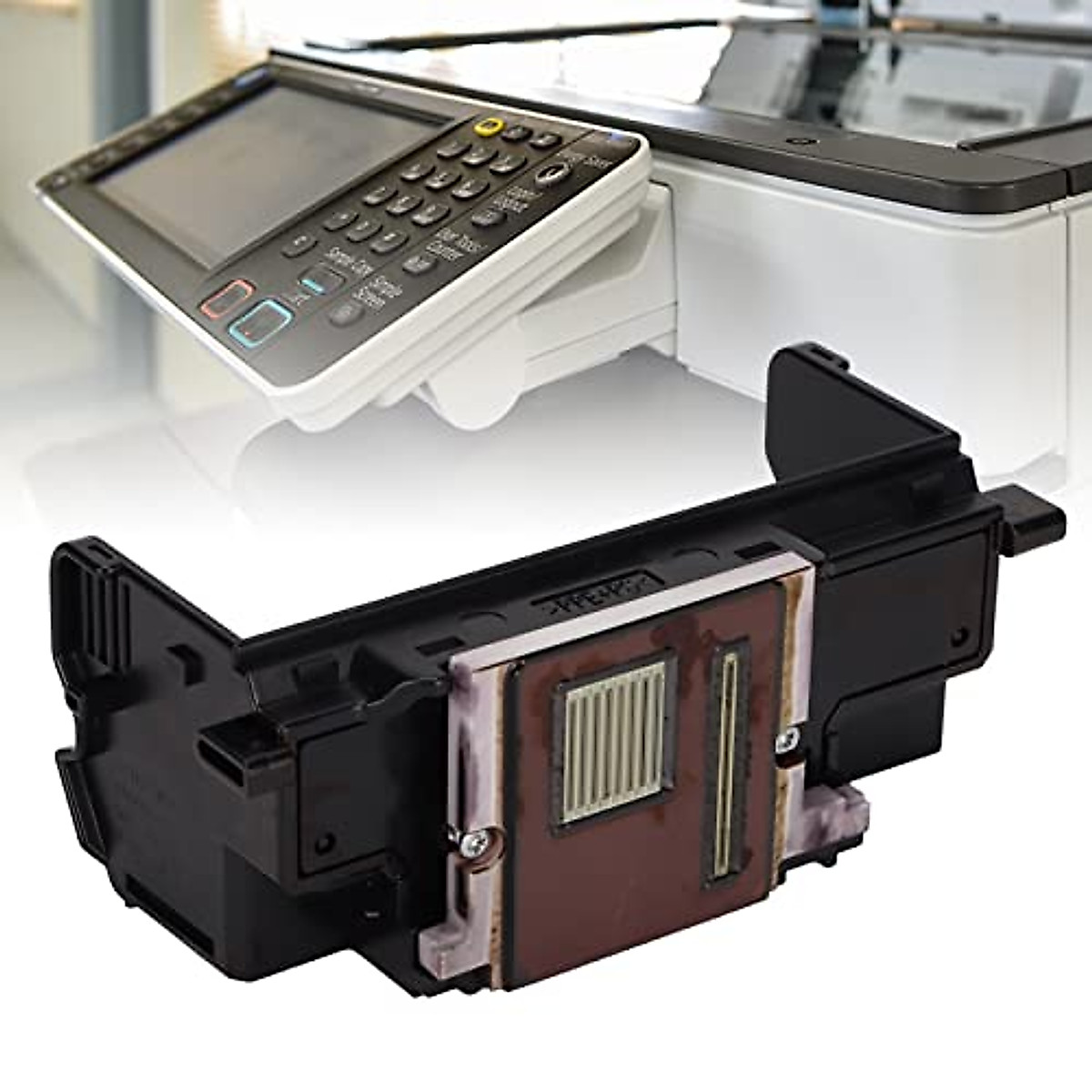 QY6-0078 Used Printhead for Canon MG8120/ MG8180/ MG8280/ MG6250/ MP990/ MP996, Used Print Head Replacement for Canon, with Protective Cover, Accessory for Printer