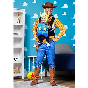 elope Disney Toy Story Little Alien Space Men Baby Carrier Cover Costume, Infant Halloween Costume Character Standard - Multicolor