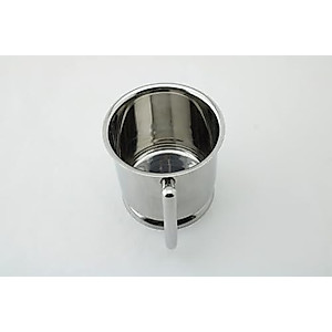Stainless Steel Shaving Mug - Perfect for Wet Shaving - Unbreakable & Rust Resistant - Heavy Duty Heat Preservation Soap Bowl