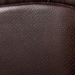 Serta Ergonomic Executive Office Chair Motion Technology Adjustable Mid Back Design with Lumbar Support, Brown Bonded Leather
