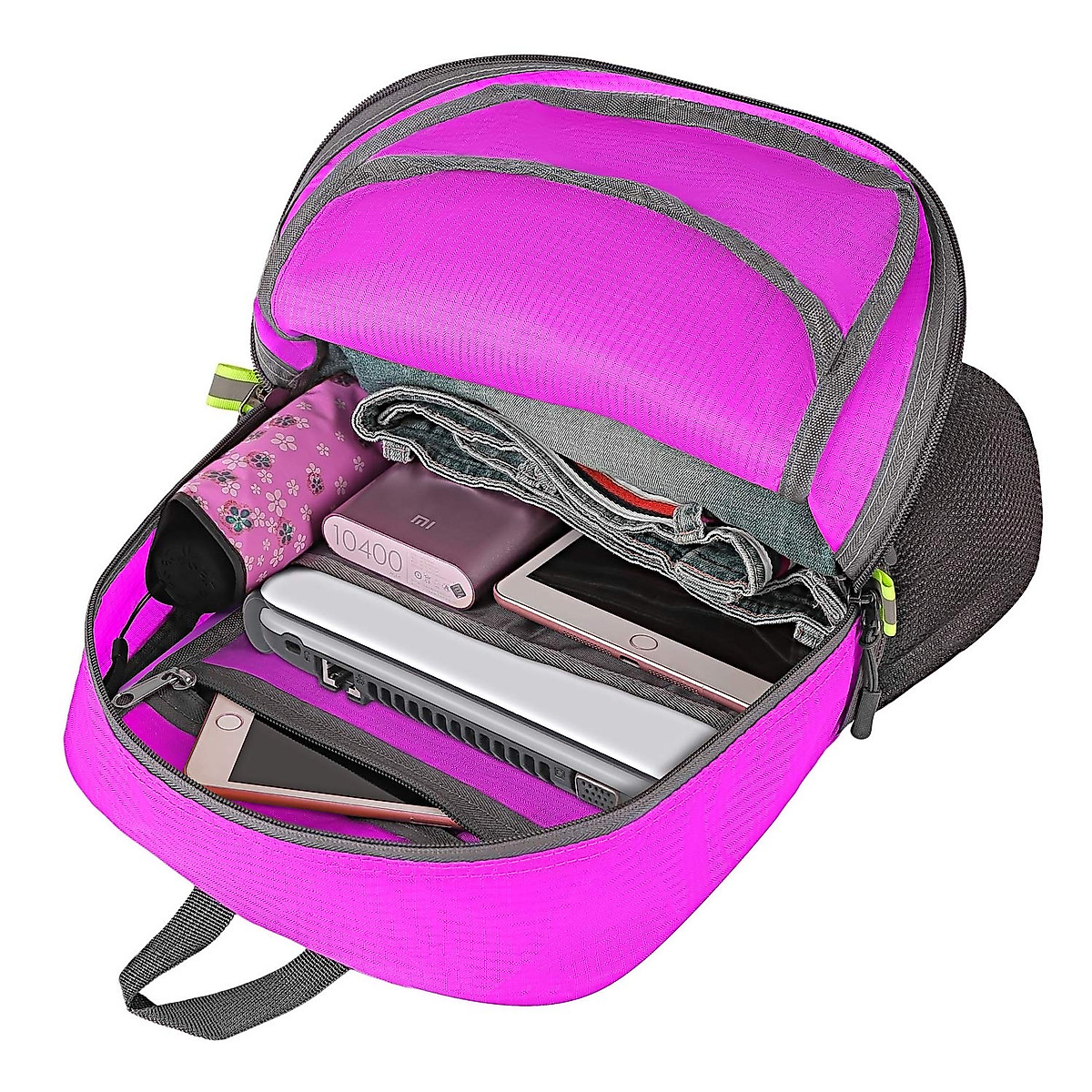 Bekahizar 20L Lightweight Foldable Backpack, Small Hiking Daypack for Men Women