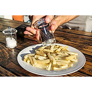 Cole & Mason H83001P Solo Clear Pepper Mill, Precision+, Acrylic, 114 mm, Single, Includes 1 x Pepper Grinder