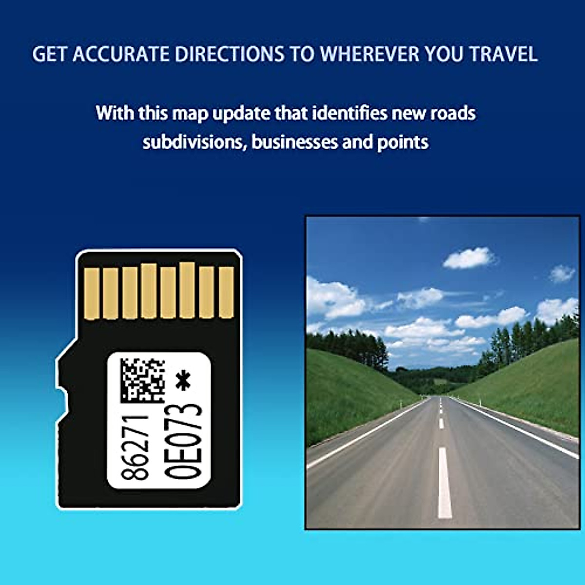 2021 Navigation SD Card Compatible with Toyota Highlander Prius 4runner RAV4 GPS Tundra Map Update 86271-0E073