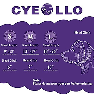 cyeollo Dog Pumpkin Costume Funny Dog Snood Knitted No Flap Ear Wrap Hood for Pets Small Dog Halloween Costumes