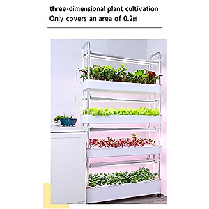 Personal Garden and Starter Kit, 120 Pods Indoor Gardening System with Growing Lights, Floor-Standing Hydroponics Growing System for Home Kitchen Balcony