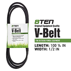 8TEN Deck Belt for AYP Husqvarna YTH 2242 YTA18542 YTH2042 197253 532197253 42 inch