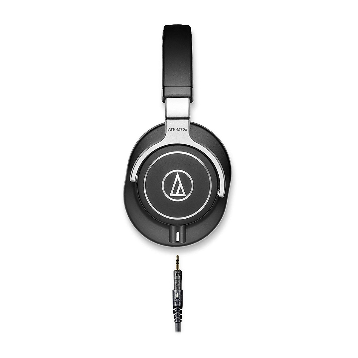 Audio-Technica ATH-M70x Professional Monitor Headphones Bundle with Wooden Headphone Stand (Bamboo Brown) (2 Items)