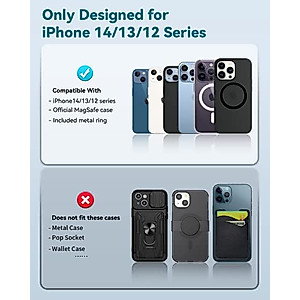 EXELIQ Magnetic Wireless Car Mount Charger, Tri-Pivot Cup Holder Charger Mount with Heat Dissipation System, Fast Magsafe Charging Holder for iPhone 14 13 Pro Max Mini [with QC 3.0 Adapter]