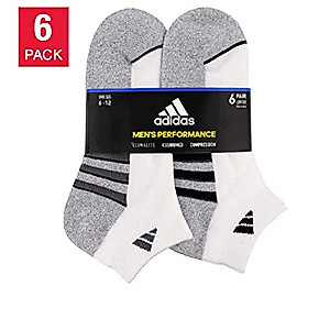 adidas Men's Climalite Low Cut Sock 6-pair