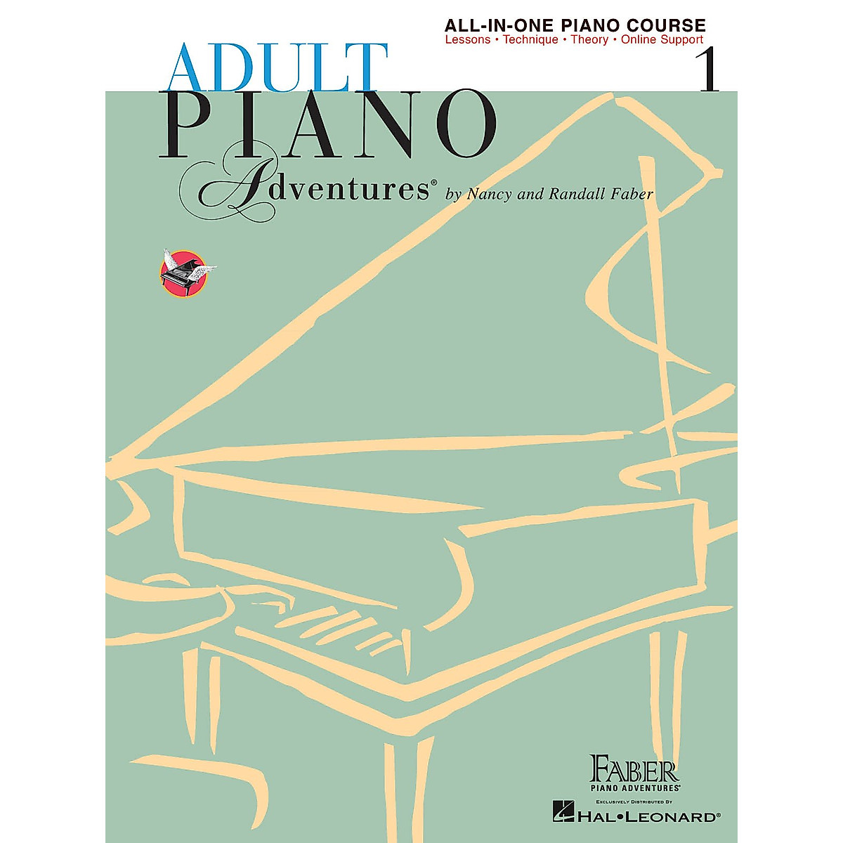 Adult Piano Adventures All-in-One Piano Course Book 1 (Book/Online Audio)
