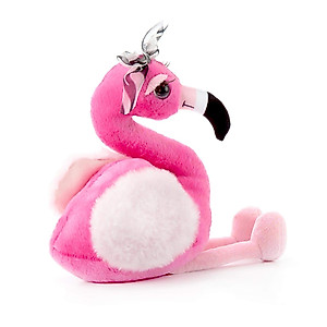The Petting Zoo, Lash'z Flamingo Stuffed Animal, Gifts for Girls, Flamingo Plush Toy 14 inches