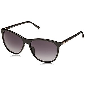 Fossil Women's Female Sunglass Style FOS 3082/S Cat Eye, Black, 56mm, 16mm