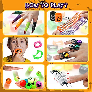 256PCS Halloween Party Favor Bulk for Kids, 32PACK Prefilled Witch Cauldrons with 6 Halloween Toys inside, Halloween Goodie Bag Fillers, Halloween Prizes Gifts Miniatures, Trick or Treat