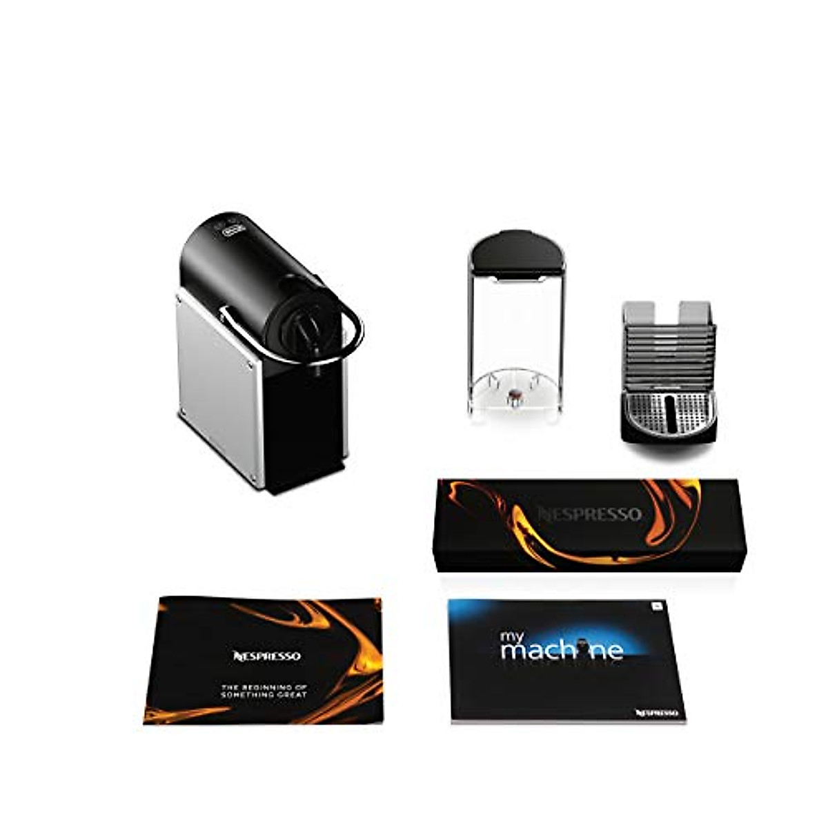 Nespresso Pixie Coffee and Espresso Machine by DeLonghi, 24oz, Aluminum