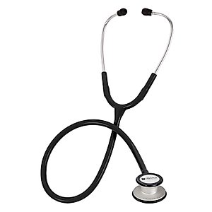 Prestige Medical Clinical Plus Dynamic Range Stethoscope with Two Piece Box Packaging, Black