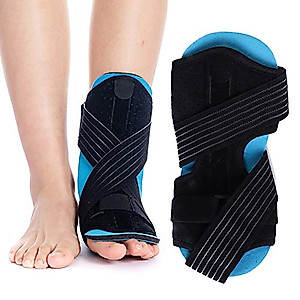 Foot Drop Orthotic Brace Plantar Fasciitis Traction Strap Ankle Support Night Splint, Plantar Fasciitis Night Splint Calf-Shin SupportsLeg-Foot Supports