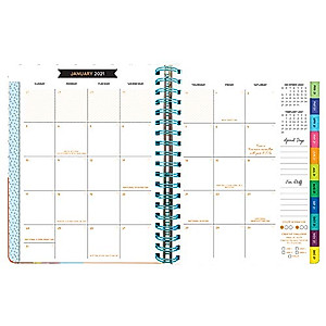 Rise and Shine 17-Month Large Planner AUG 2020-DEC 2021 (Pipsticks+Workman)