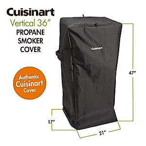 Cuisinart CGC-10244, 21" x 17" x 47", Universal Vertical Smoker Cover, Fits up to 36"