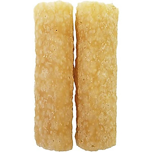 Yellow Yak Happy Teeth Dental Cheese Chew | USA Made | Lactose - Soy - Grain - Gluten Free | for All Dogs | 2 Dental Chews | Real Cheese Flavor