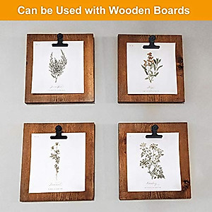 Coideal 12 Pack Large Black Bull Binder Paper Clips, Metal Hinge Clip File Clamps for Crafts, Food Bags, Drawing, Photo at Home Kitchen Office (2 1/2 Inch)