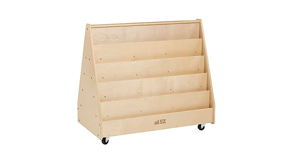 ECR4Kids Mobile Book Display for Kids - Perfect for Classrooms