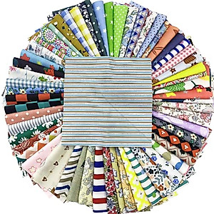 120pcs Fat Quarters Fabric Bundles,Scrap Quilts Sewing Fabric Squares,Araniozb Cotton Fabric for Sewing,Quilting Fabric Supplies,Pre-Cut Quilt Squares 6" x 6"(15cm x 15cm,60 Patterns)