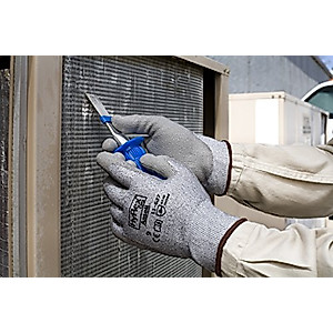 Ansell HyFlex 11-627 Lycra Light Duty Safety Glove with DSM Dyneema Technology, Abrasion/Cut Resistant, Size 10, Gray (Pack of 12 Pair)