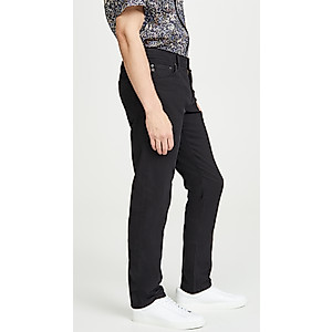 AG Adriano Goldschmied Men's Graduate 5 Pocket Twill Pants, Super Black, 34