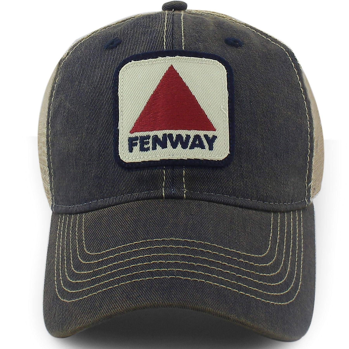 Chowdaheadz Fenway Patch Dirty Water Mesh Trucker Navy Hat