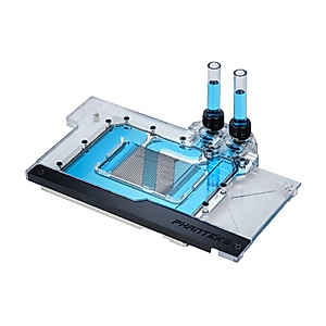 Phanteks (PH-GB3090TIGB_BK01_BP) Glacier G3090Ti GIGABYTE for GIGABYTE AORUS Xtreme/Gaming RTX 3090 Ti, Nickel-Plated Copper Block, Acrylic, Aluminum Cover Plate, Digital-RGB, Black