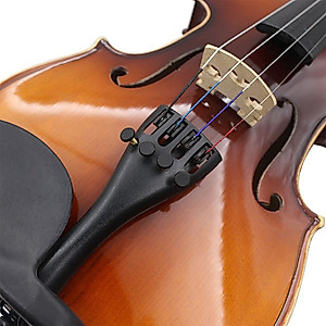 TraderPlus Ultra Composite Tailpiece with 4-tuners and Tailgut for 4/4 Violin
