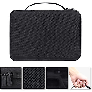 Aenllosi Hard Carrying Case Compatible with SM7B/MV7 SM7dB Vocal Dynamic Microphone for Broadcast (SM7B/MV7/ SM7dB)
