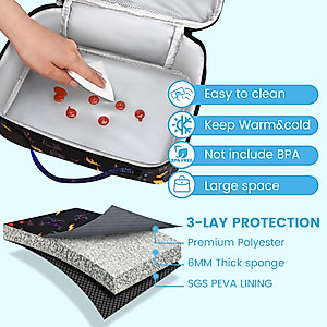 RLGPBON Kids Lunch Bag,Insulated Lunch Box for Girls Boys,Lunch Bag Toddler Teen,School Daycare Cute Travel bags