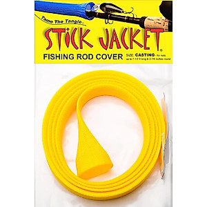 Stick Jacket Casting Fishing Rod Cover Red Shad