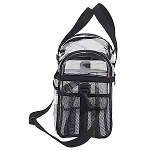 Generic Transparent Lunch Bag, Stadium-Approved, Heavy Duty, Large, Reusable, PVC Material