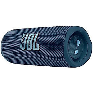 JBL Flip 6 Waterproof Portable Wireless Bluetooth Speaker Bundle with Hardshell Protective Case (Blue)