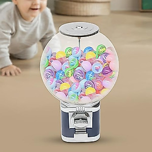 BANLICALI Vending Machine, Modern Freestanding Mini Candy Vending Machine with Keys, Big Bubble Gumball Bank for 1.26" Ball, Gumball Dispenser Machine for Business Coin Capacity 800-1000 (Dark Blue)