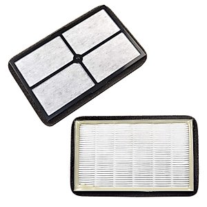 HQRP 2-pack HEPA Filter compatible with Black&Decker BXAP040 BXAP041 Table Top, parts BXFLTX FLT4010 Replacement
