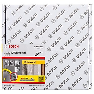 Bosch Professional 2608615064 Standard für Universal Diamond Cutting disc (Concrete and Masonry, 115 x 22.23 mm, Angle Grinder)