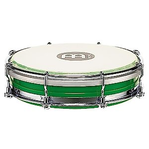 Meinl Percussion Tamborim with Floatune Tuning System-NOT Made in China-Green ABS Plastic Body and Synthetic Head, 2-Year Warranty, (TBR06ABS-GR)