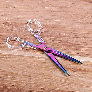 Acrylic Multi Color Office Scissors (7") by DS DRAYMOND STORY - Desktop Stationery (Wife Birthday Gift Ideas)