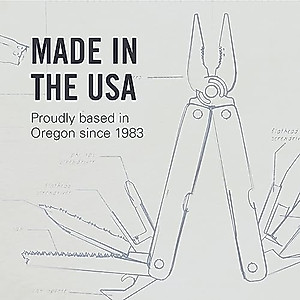 LEATHERMAN, Signal, 19-in-1 Multi-tool for Outdoors, Camping, Hiking, Fishing, Survival, Durable & Lightweight EDC, Made in the USA, Topographical Print