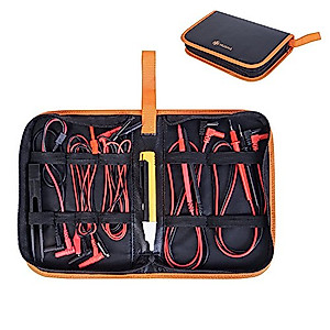 HUAHA Multimeter Electronic Test Lead kit with Voltage Tester Pen (4mm Diameter Banana)