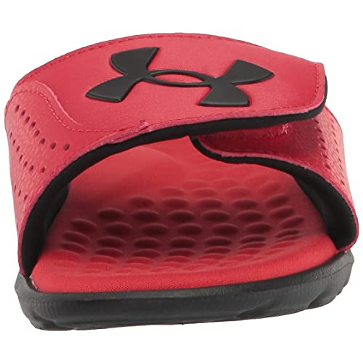 Under Armour boys Ignite Pro Slide Sandal, (600) Red/Black/Black, 12 Little Kid US