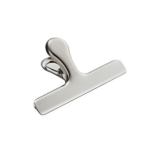 Stockroom Plus Metal Chip Clips for Food Storage, Stainless Steel Bag Clips for Kitchen Supplies (3 Sizes) - Set of 10