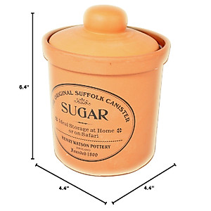 Airtight Sugar Canister, Made in England, The Original Suffolk Collection by Henry Watson.