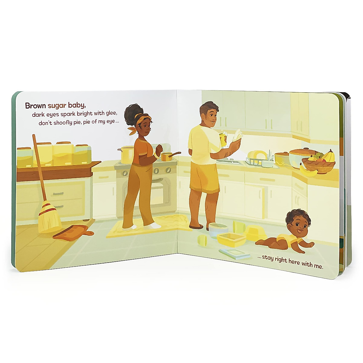 Brown Sugar Baby Board Book - Beautiful Story for Mothers and Newborns, Ages 0-3