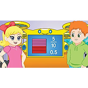 Beginning Fractions & Decimals DVD by Rock 'N Learn